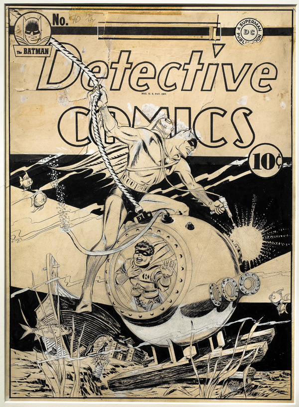Byrne Robotics: Awesome Original Detective Comics Cover Art!