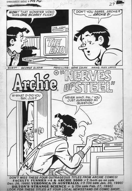 Byrne Robotics: Gene Colan at Archie Comics...