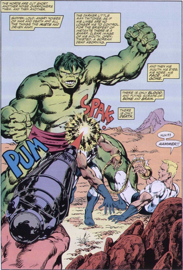Byrne Robotics: JBF Reading Club: Marvel Fanfare 29 (Hulk SPLASH! Rrrargh!)
