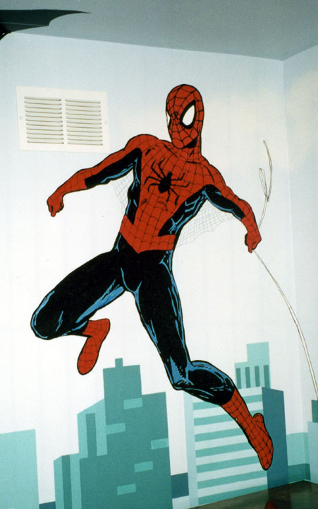 Byrne Robotics: Q - Superhero Murals for Kid’s Room